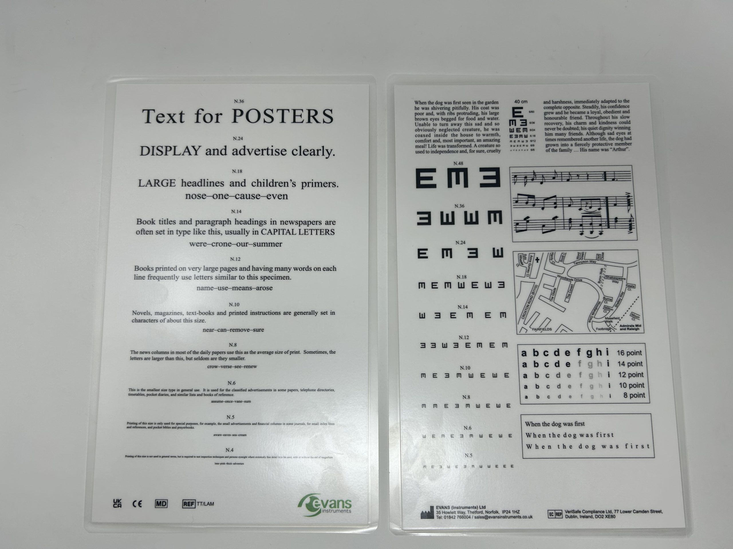 Vision Screeners Eye Charts Equipment P A Medical Ltd